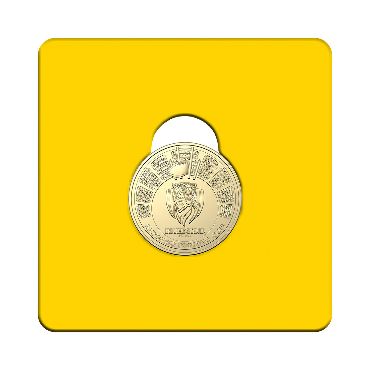 2024 AFL 'Richmond Tigers' $1 Coin in Card – Australian Specialty Coins