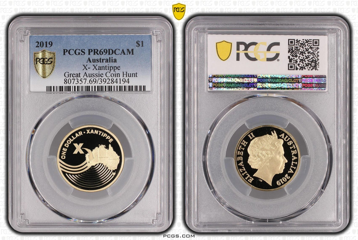 2019 Great Aussie Coin Hunt 'X' Xantippe $1 Proof PR69 – Australian Specialty Coins