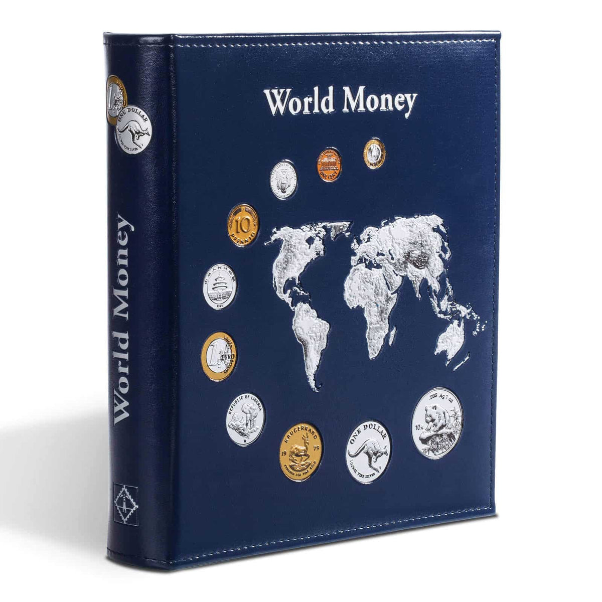 Lighthouse OPTIMA Coin Album, “World Money” with Assorted OPTIMA Coin ...