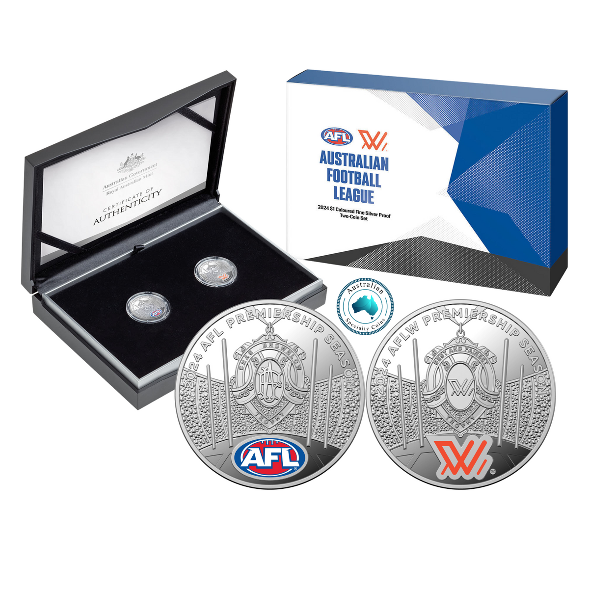 2024 Australian Football League - Silver Two-Coin Proof Set ...