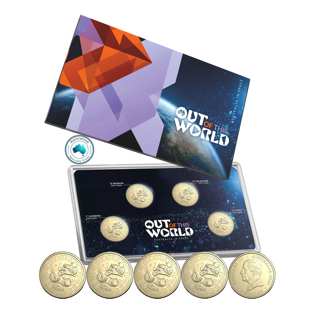2024 Out Of This World 4-Coin Mintmark & Privy Mark Coin Set ...