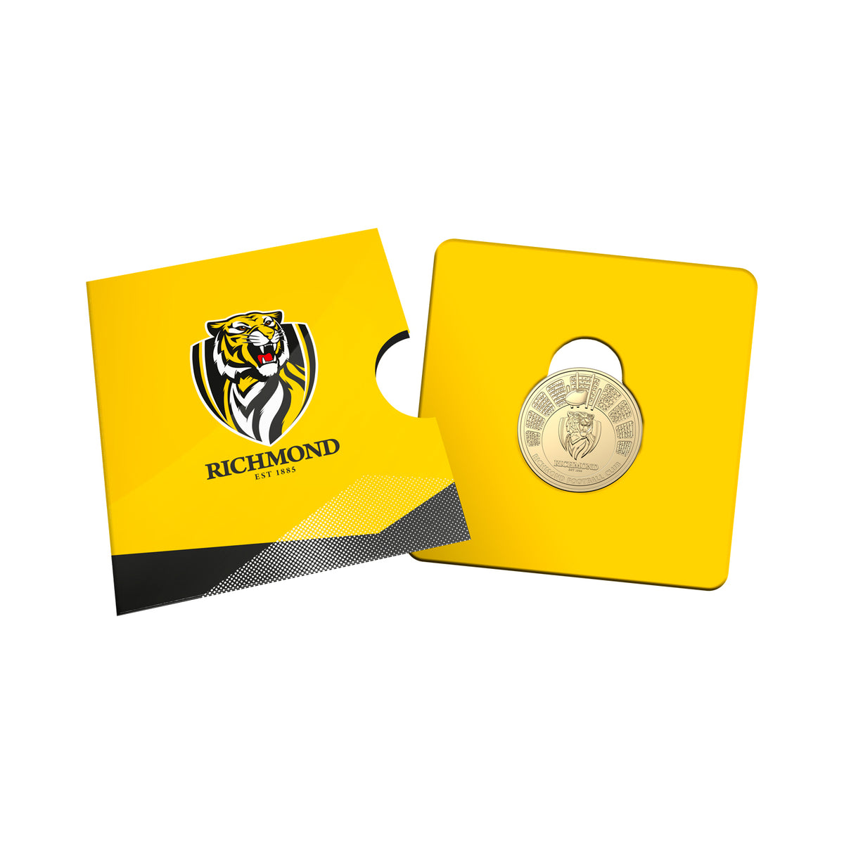 2024 AFL 'Richmond Tigers' $1 Coin in Card – Australian Specialty Coins