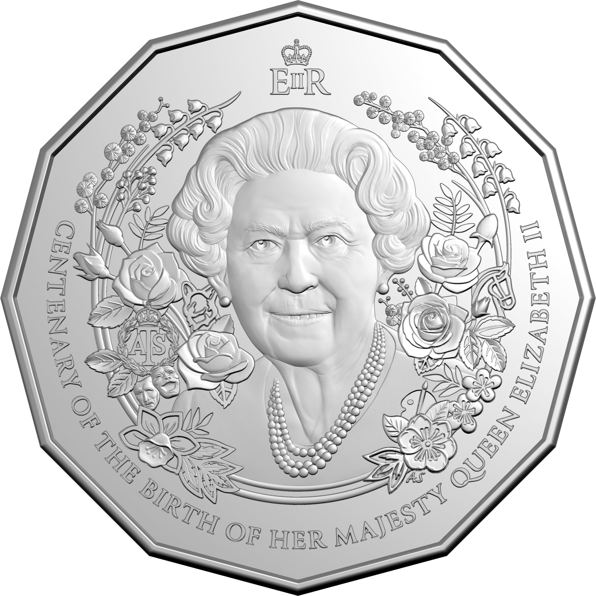 2026 Queen Elizabeth II Centenary of Birth 50c Coin on Card ...