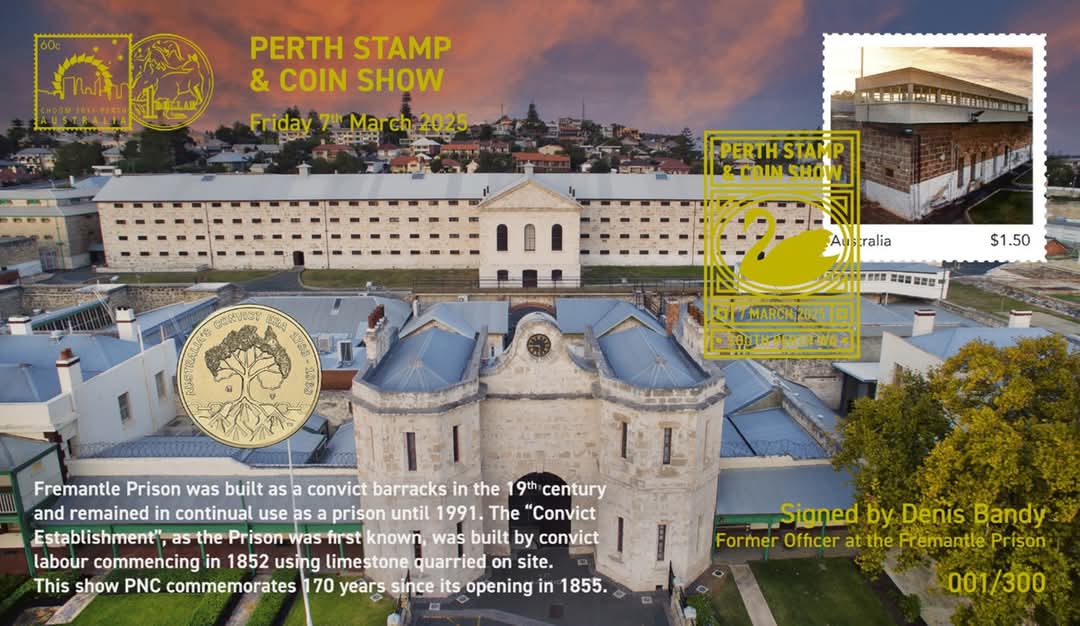 2025 Perth Stamp and Coin Show PNC Set of 4 Covers – Australian ...