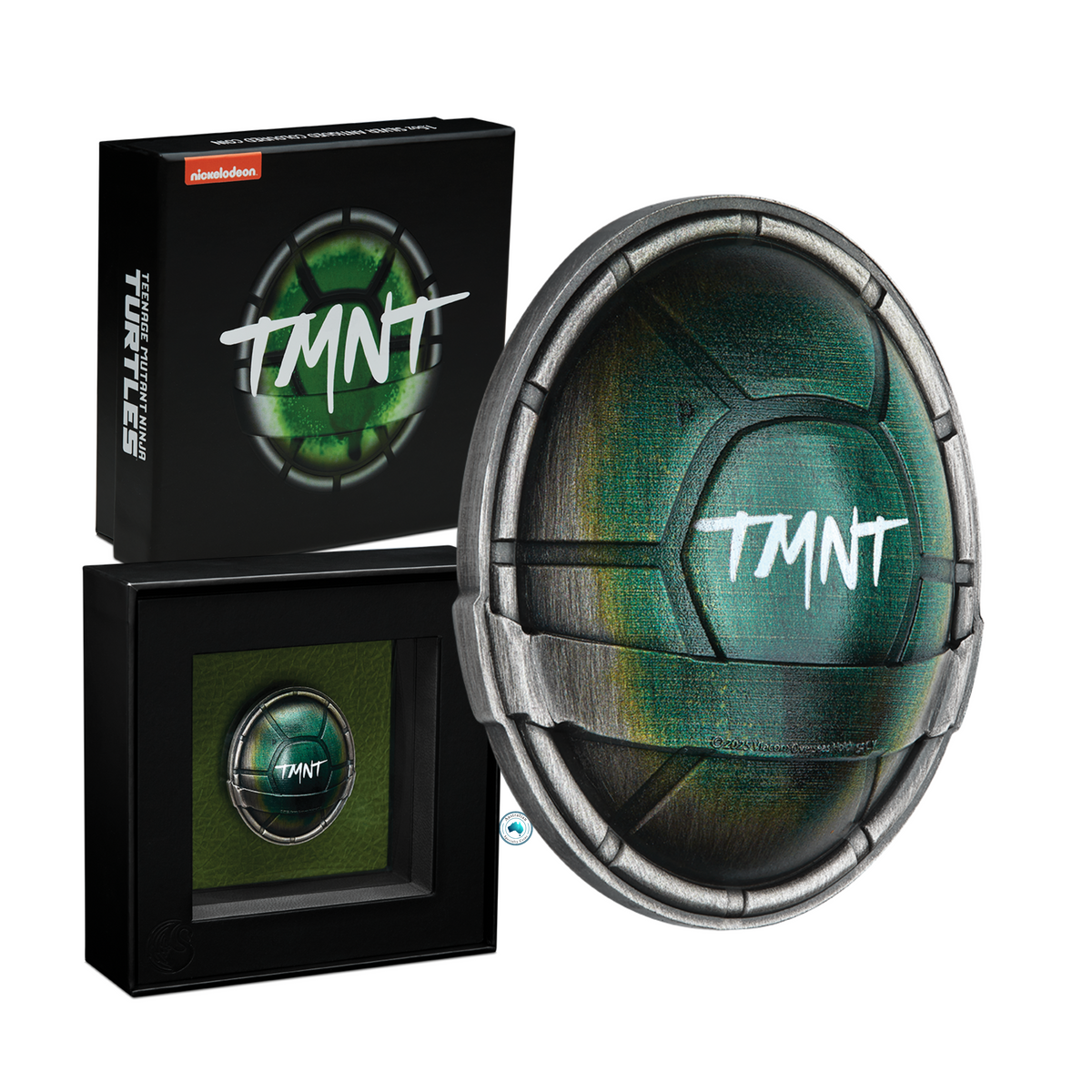 2025 Teenage Mutant Ninja Turtles 1.5oz Antiqued Silver Coloured Coin ...