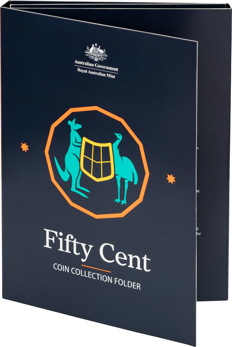 50c Circulating Coin Collection Folder – Australian Specialty Coins
