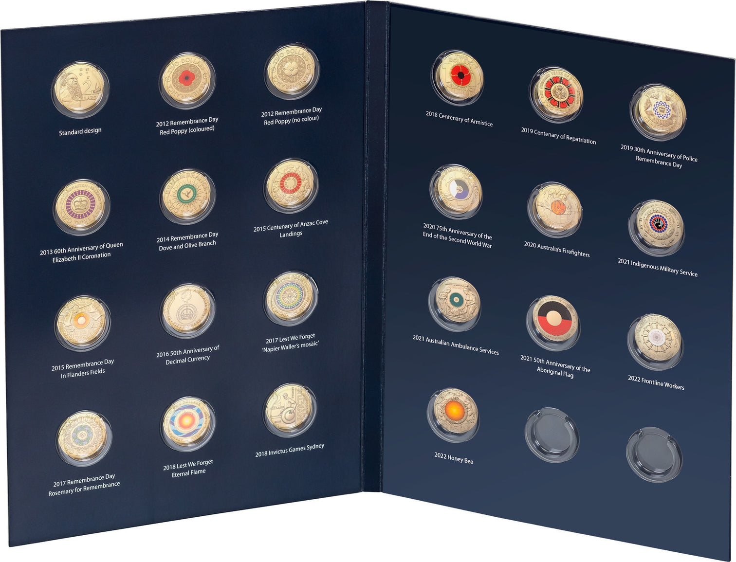 $2 Circulating Coin Collection Folder – Australian Specialty Coins