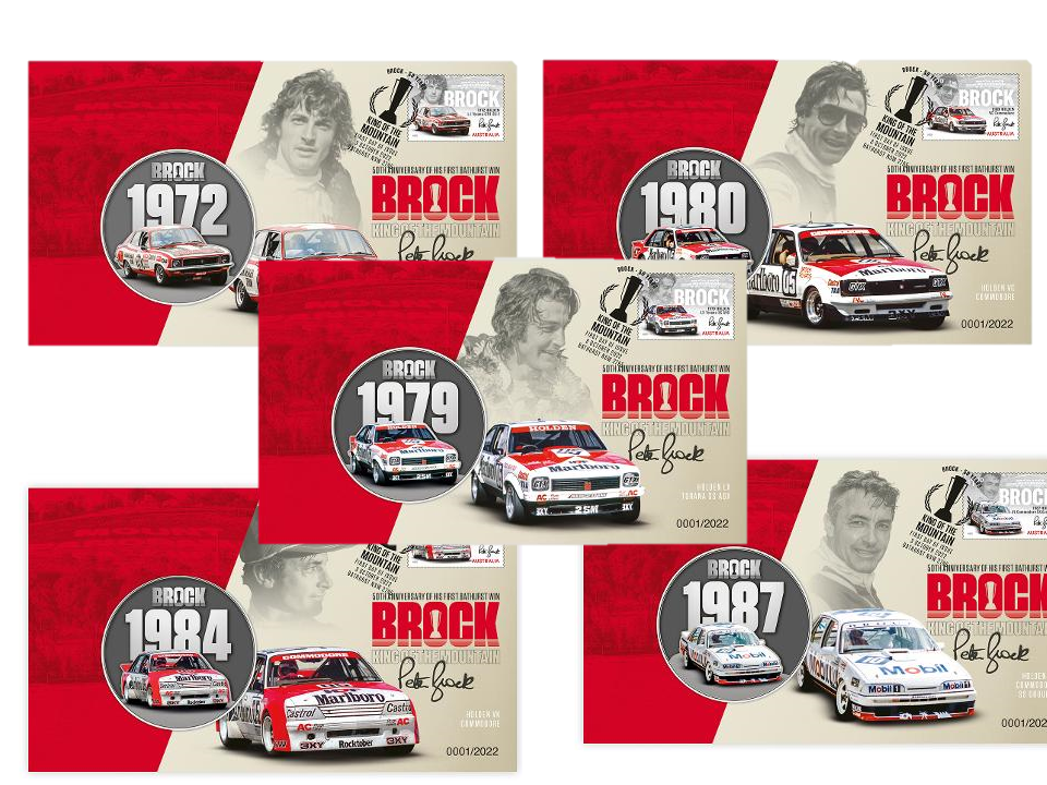 2022 Peter Brock 'King of the Mountain' Medallion Covers (Set of 5 PMC ...