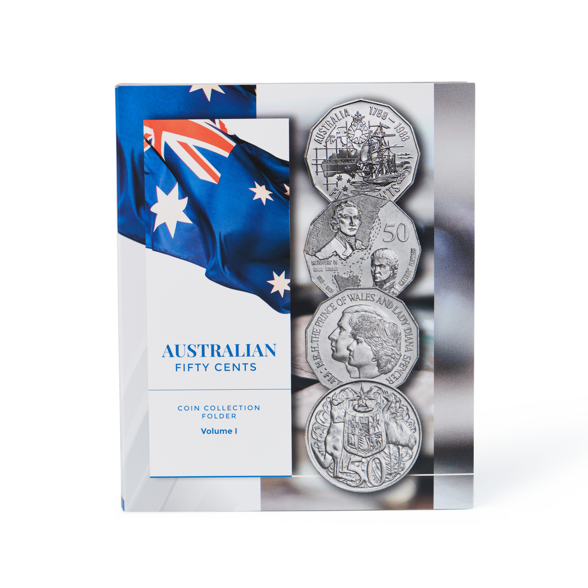 Australian Fifty Cent Circulating Coins Collection Folder Set - Volume ...