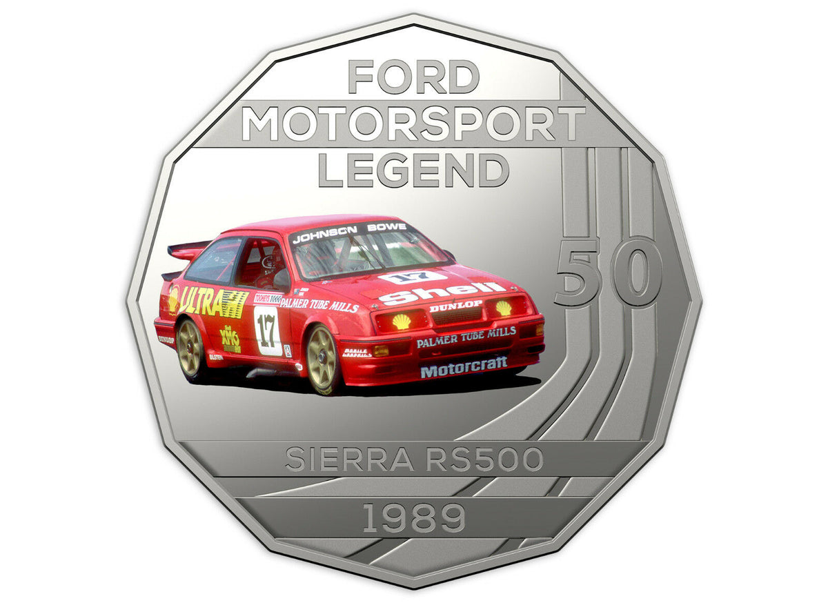 2019 Ford Sierra RS500 50c PNC – Australian Specialty Coins