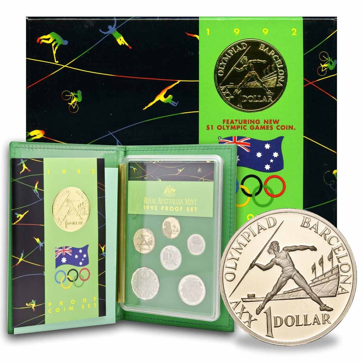 1992 Olympic Games 6 Coin Proof Set – Australian Specialty Coins