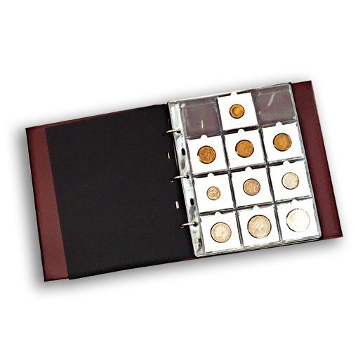 Ascot Binder for 2x2 Holders with Pages – Australian Specialty Coins